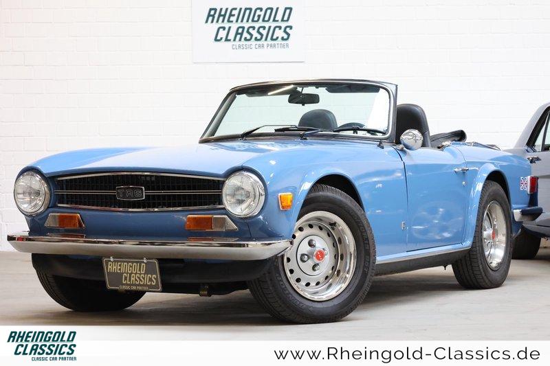 Triumph TR6 im seltenen French Blue Oldtimer buy in Rheinbreitbach ...